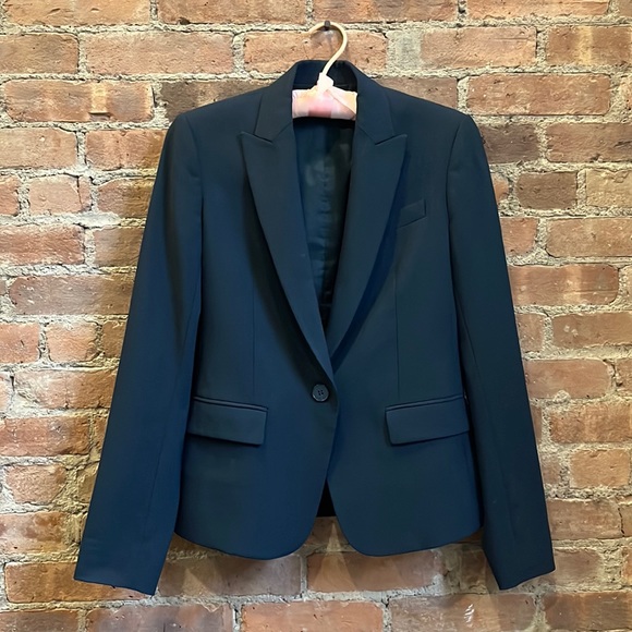 Theory | Jackets & Coats | Theory Blazer Suit Jacket Navy Wool | Poshmark